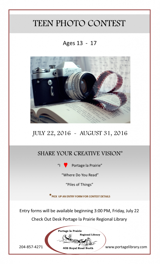 Photography Contest Poster 2016 – Portage Library