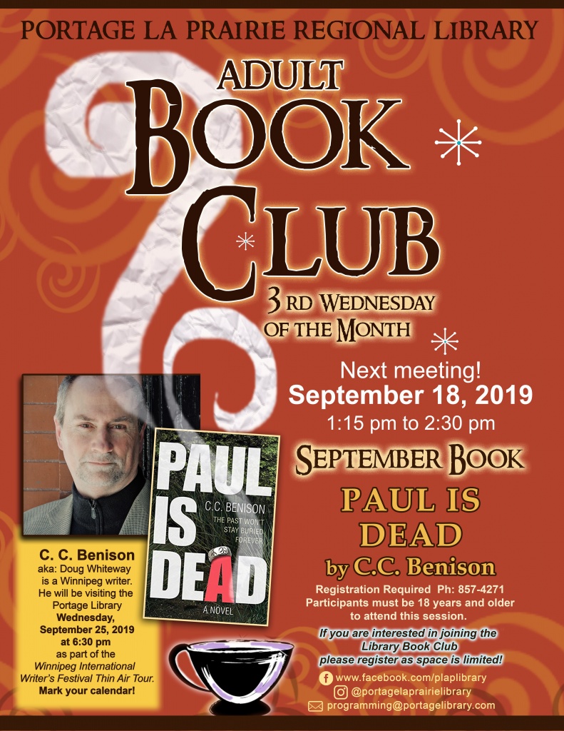 2019_September_BOOK CLUB_Poster – Portage Library