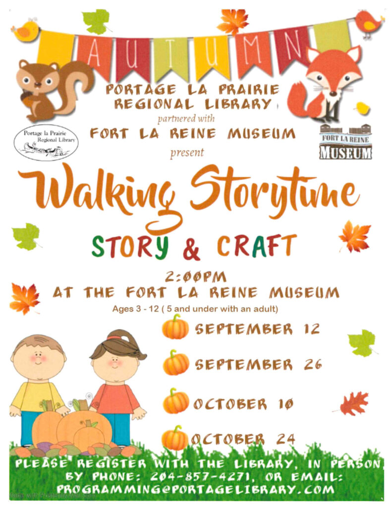 Walking Storytime_Poster – Portage Library