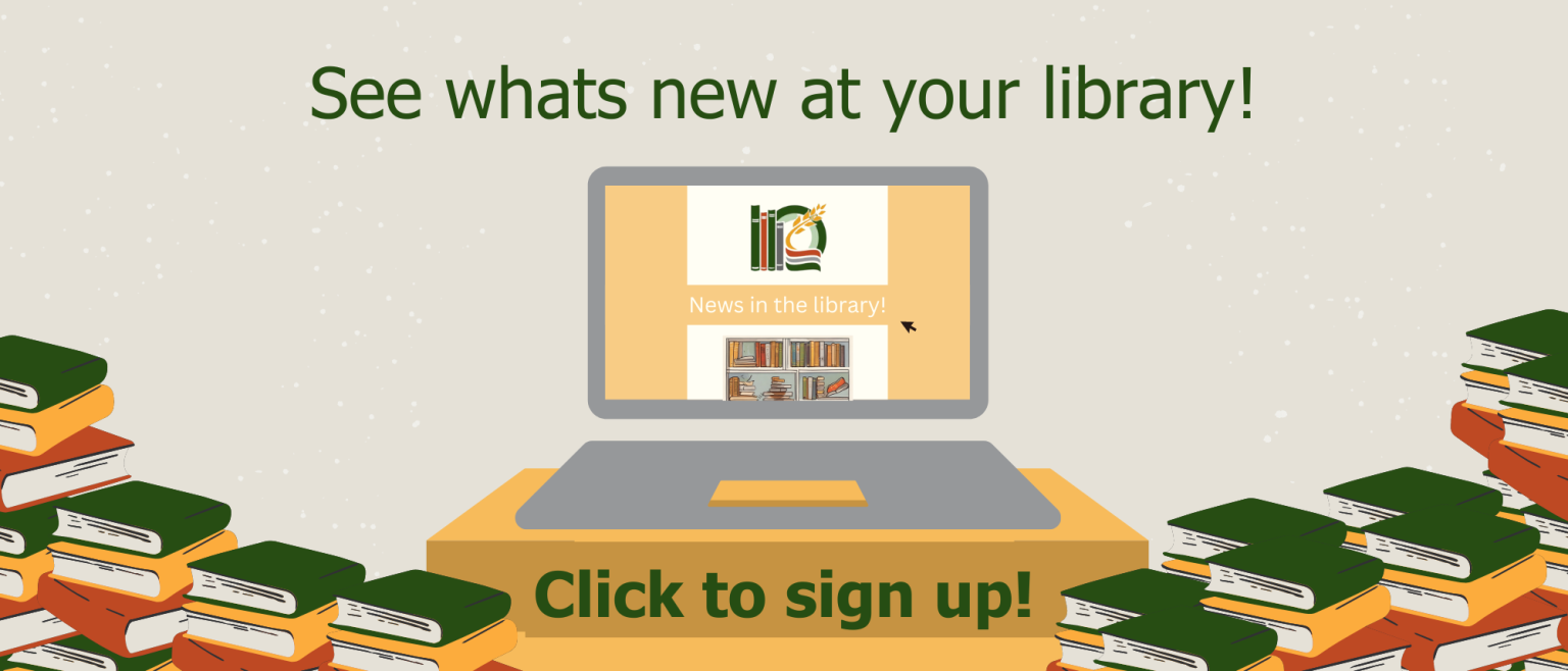 Newsletter Sign Up – Portage Library